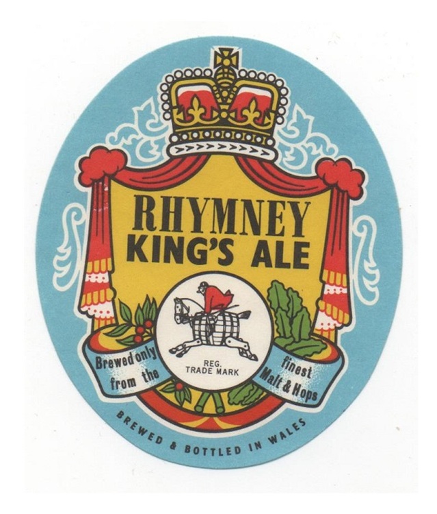 RHYMNEY KINGS ALE – 1961 – British Beer Labels