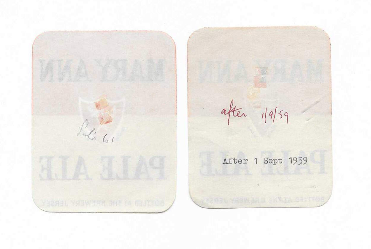 MARY ANN – PALE ALE PAIR – JERSEY – CHECK SHIELDS – SEE 2 SCANS ...