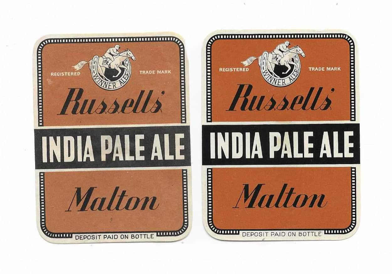 RUSSELLS OF MALTON – I.P.A. – SHINY & MATT – SEE BOTH PICS – British ...