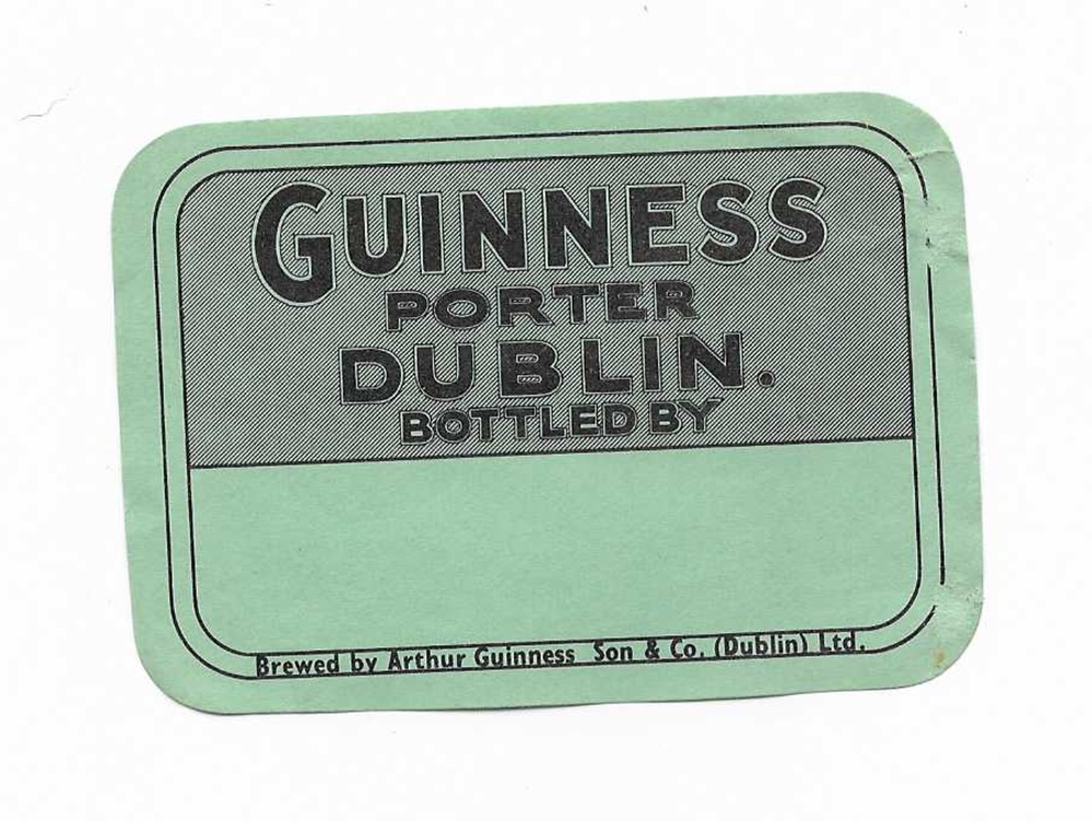 GUINNESS – PORTER – DUBLIN – GREEN – British Beer Labels