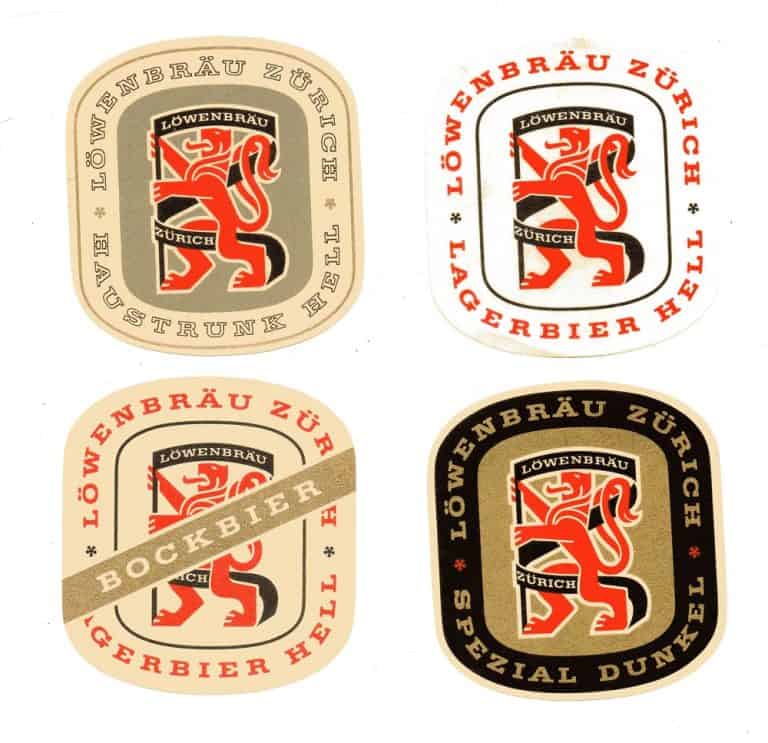 SWITZERLAND LOWENBRAU GROUP G – British Beer Labels