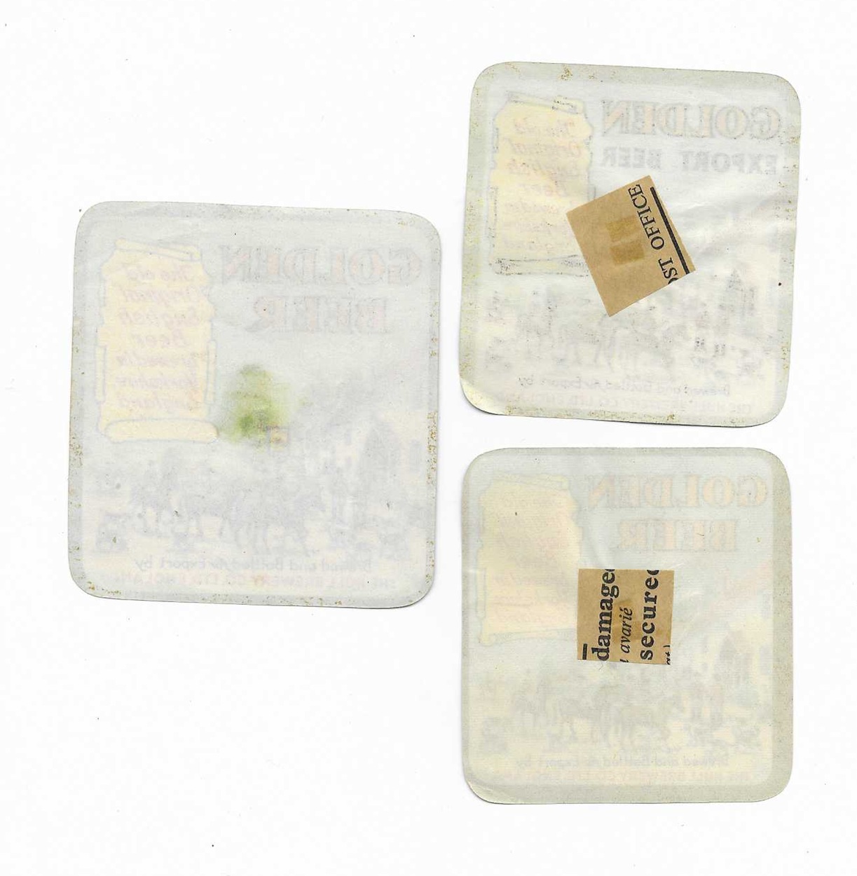 HULL BREWERY TRIO – SEE BOTH SCANS – British Beer Labels