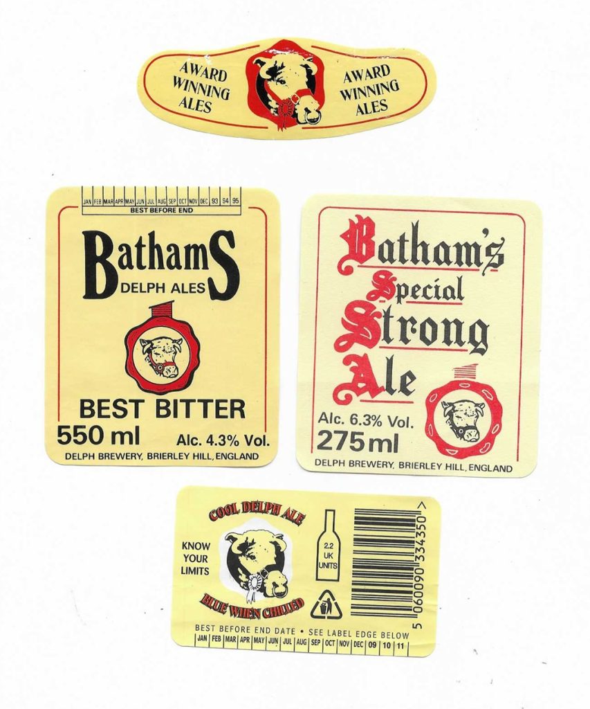 BATHAM – MODERN GROUP – British Beer Labels