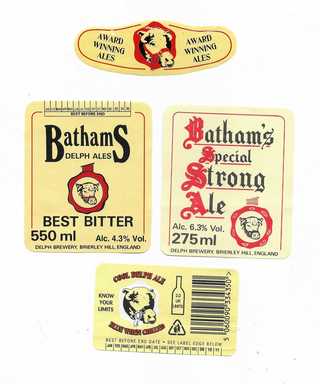 BATHAM – MODERN GROUP – British Beer Labels