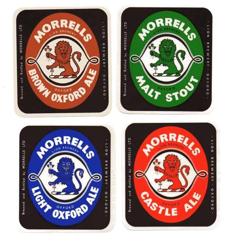 MORRELLS PRE CONTENTS GROUP OF 4 – British Beer Labels