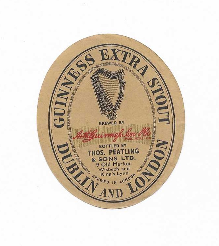 GUINNESS PEATLING – WISBECH & KING’S LYNN – British Beer Labels