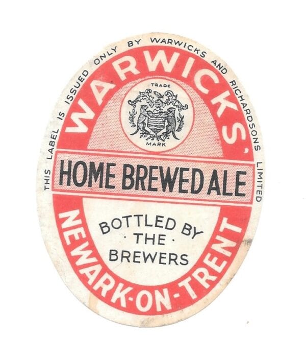 WARWICKS HOME BREWED ALE – British Beer Labels
