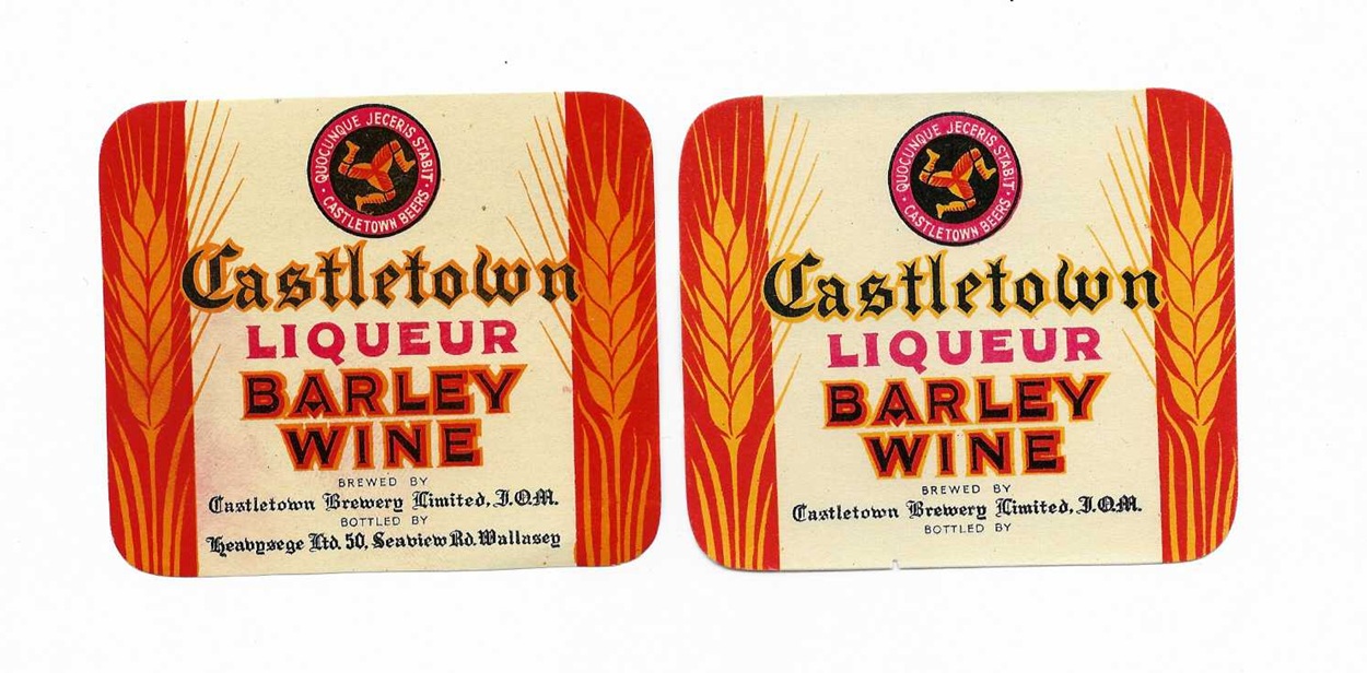 CASTLETOWN ISLE OF MAN – 2 DIFFERENT – BARLEY WINE – British Beer Labels