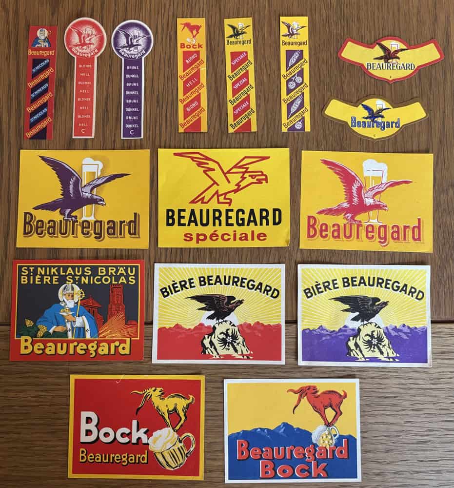 SWITZERLAND GROUP – BEAUGARD – British Beer Labels