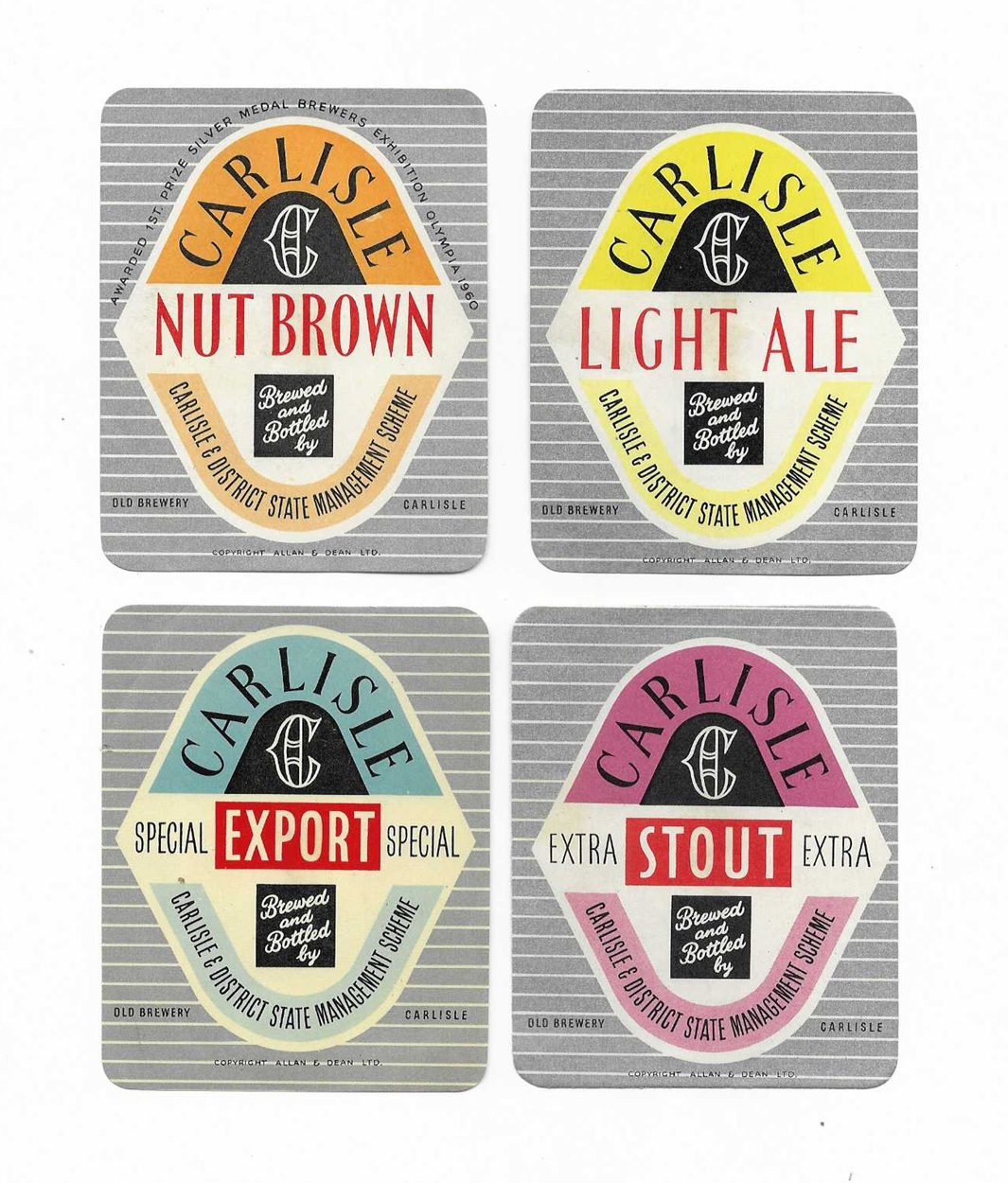 CARLISLE STATE MANAGEMENT GROUP PRE CONTENTS – British Beer Labels