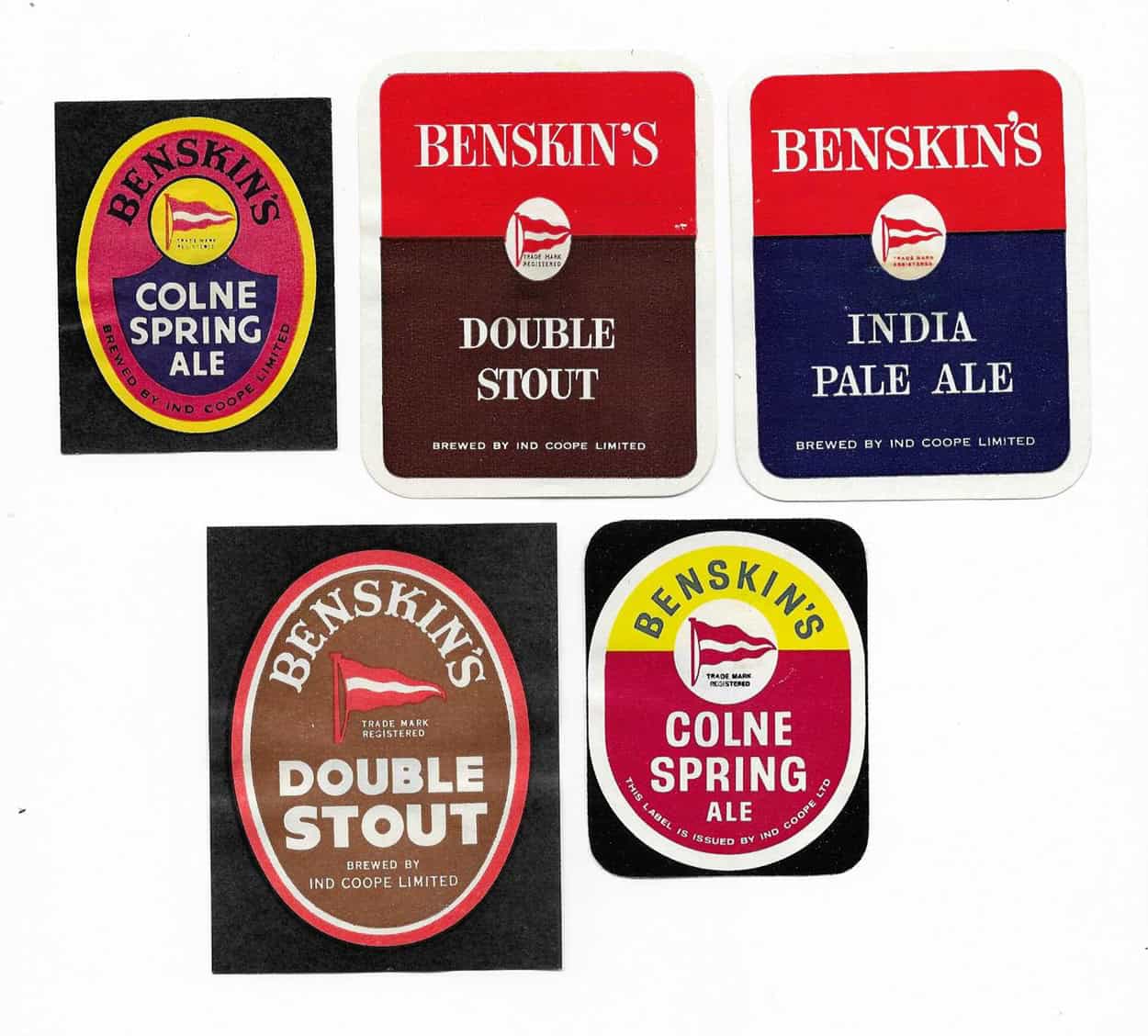 IND COOPE / BENSKIN’S GROUP – SOME HAVE STAPLE HOLES TOP LEFT CORNER ...