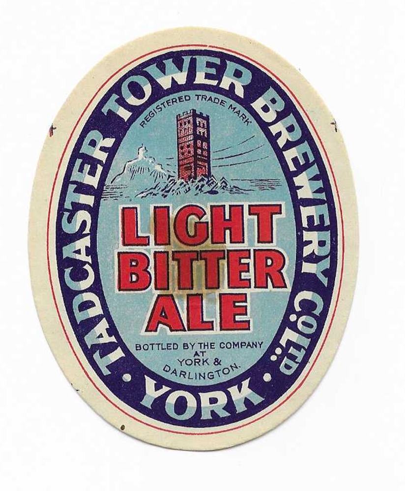 TADCASTER TOWER L.B.A. – POOR – British Beer Labels