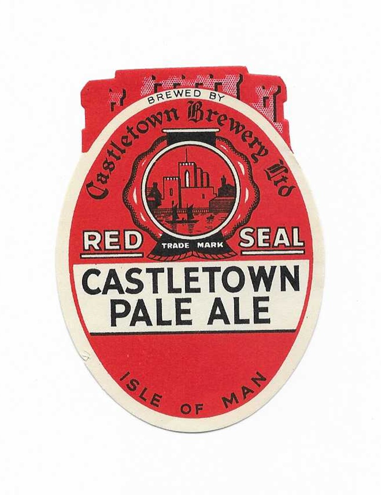 CASTLETOWN PALE ALE – PRE CONTENTS – RED SEAL – 79mm TALL – ISLE OF MAN ...