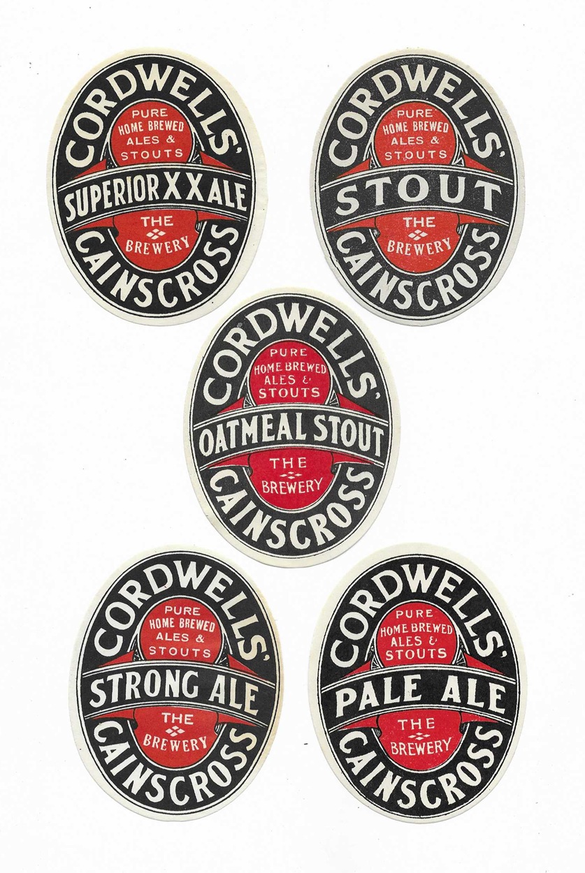 CORDWELLS OF CAINSCROSS – PALE ALE , STOUT , STRONG ALE , OATMEAL STOUT ...