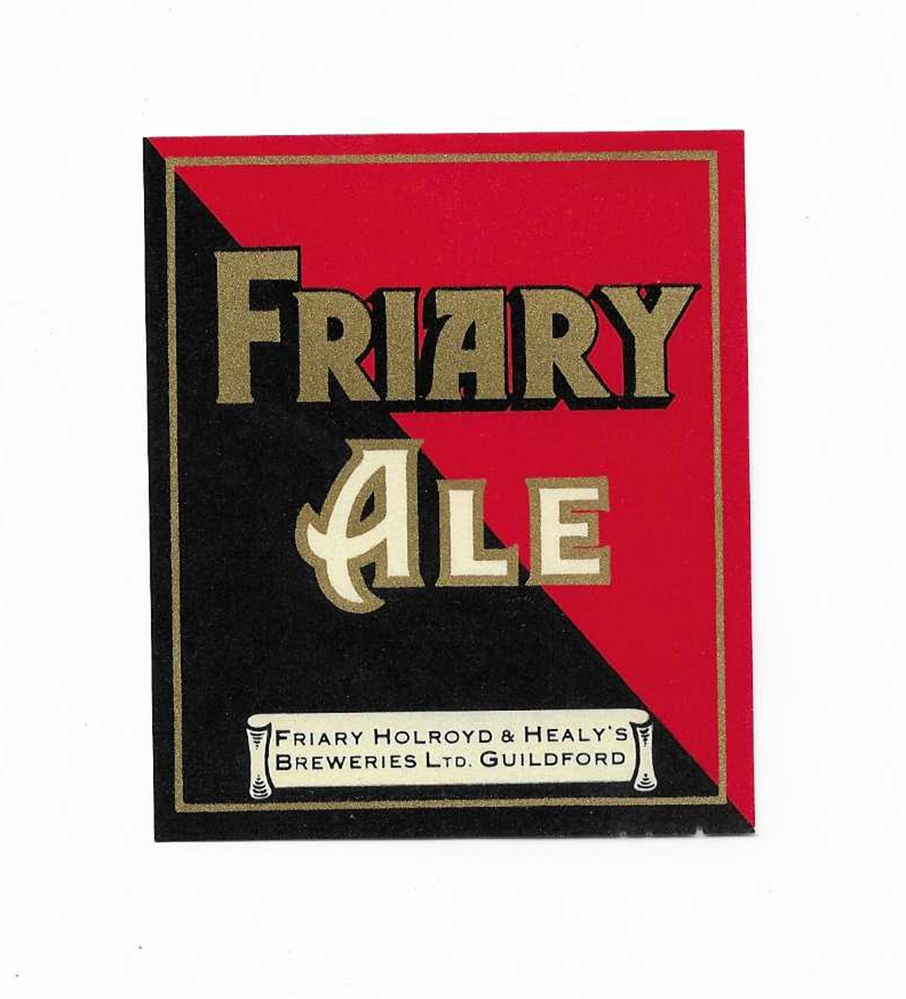 FRIARY HOLROYD & HEALY OF GUILDFORD – ALE (C) – 1951 – British Beer Labels