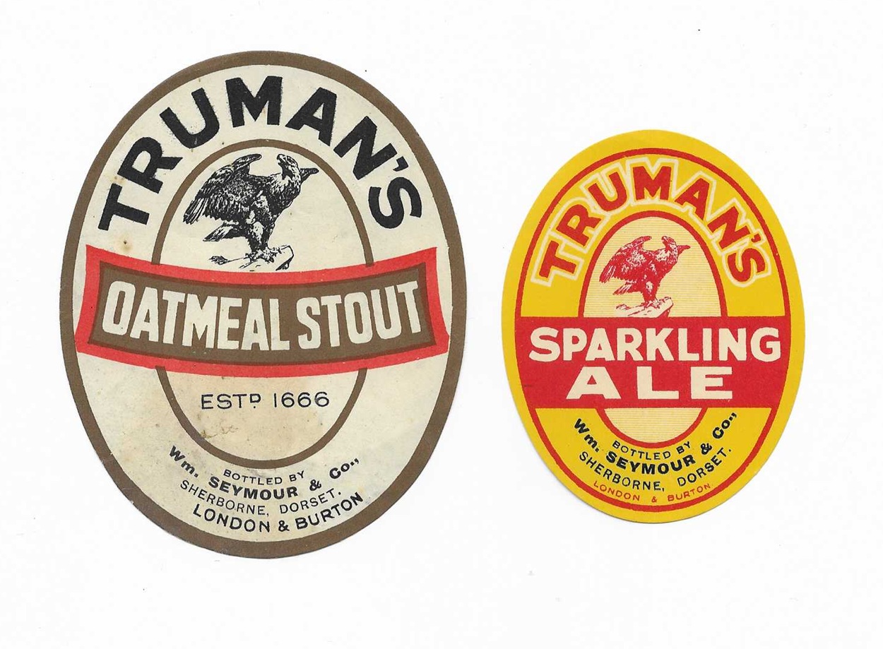 TRUMAN – SEYMOUR PAIR A – LARGE IS 105mm TALL (SLIGHTLY GRUBBY ...