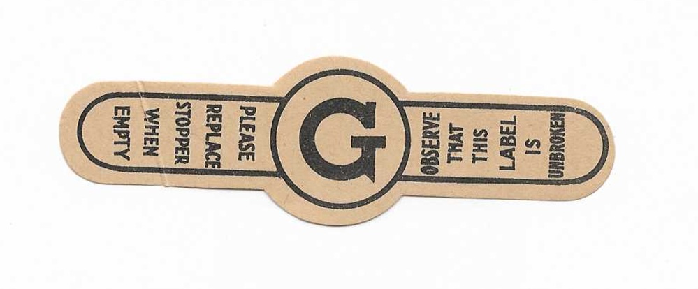 GUINNESS STOPPER LABEL – CREASE – British Beer Labels
