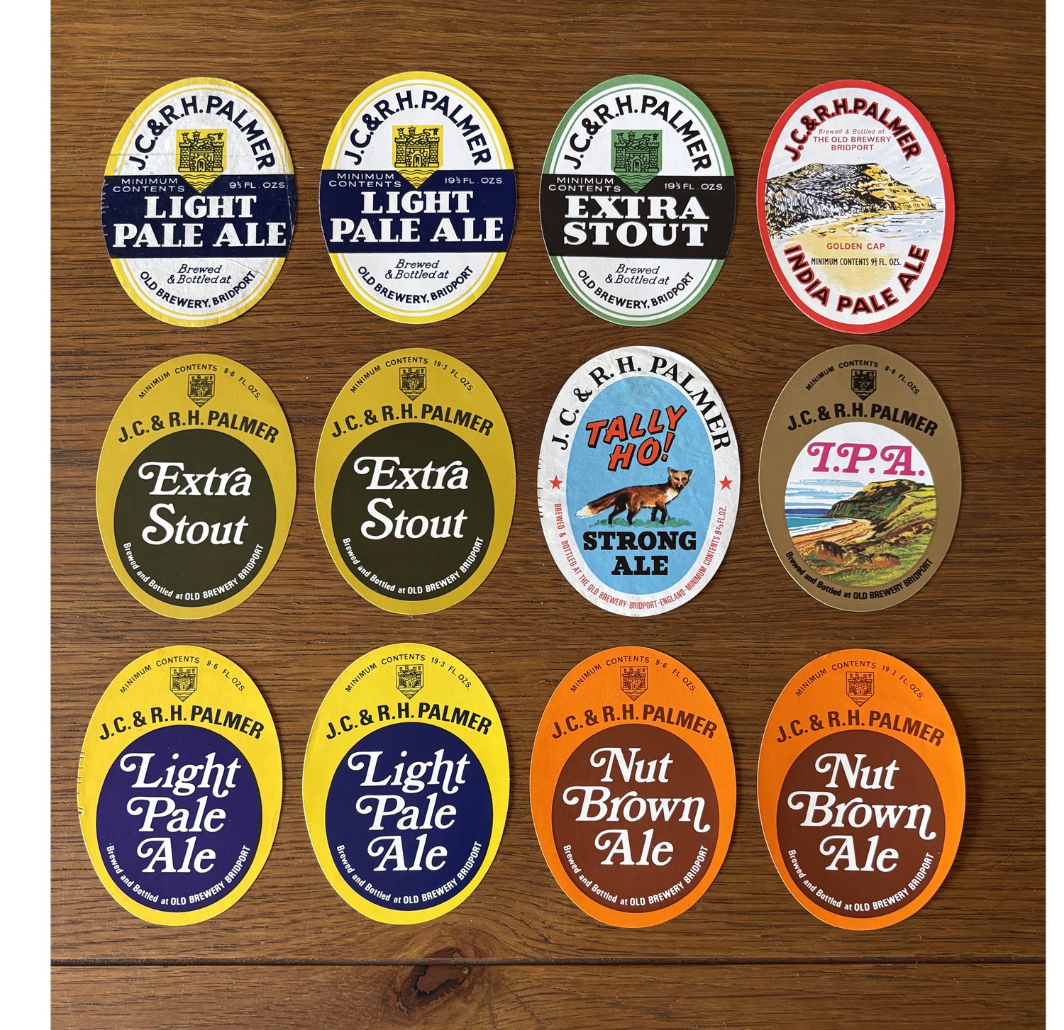 GROUP OF J.C & R.H PALMER LABELS – CONTENTS – ALL DIFFERENT – British ...