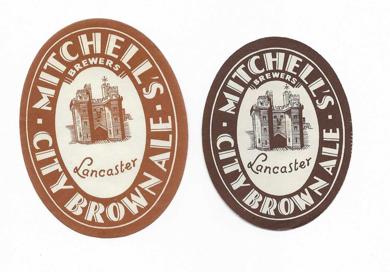 MITCHELL’S OF LANCASTER – CITY BROWN ALE PAIR – 84mm & 95mm TALL ...