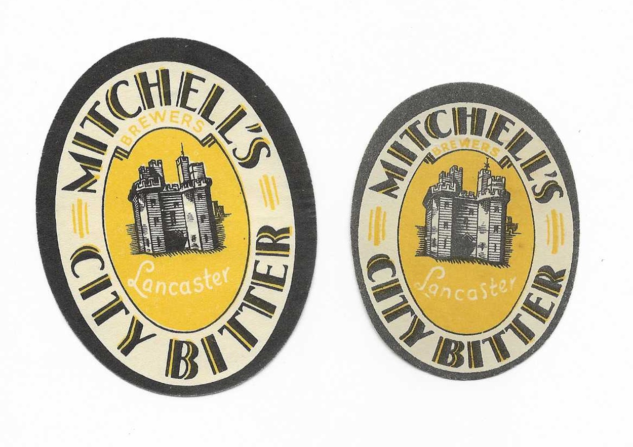 MITCHELL’S OF LANCASTER – CITY BITTER PAIR – 69mm & 84mm TALL – British ...