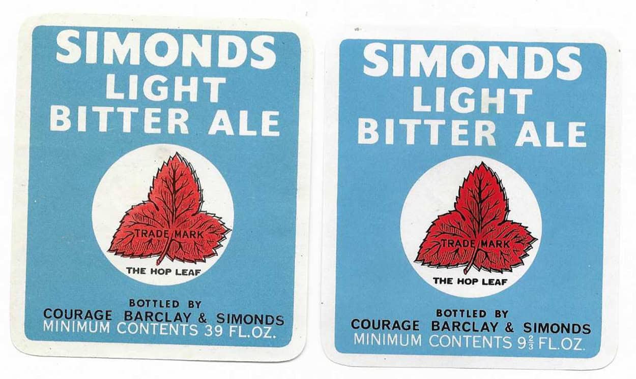 SELECTION OF 7 SIMONDS OF READING LABELS – SEE ALL PICS – British Beer ...