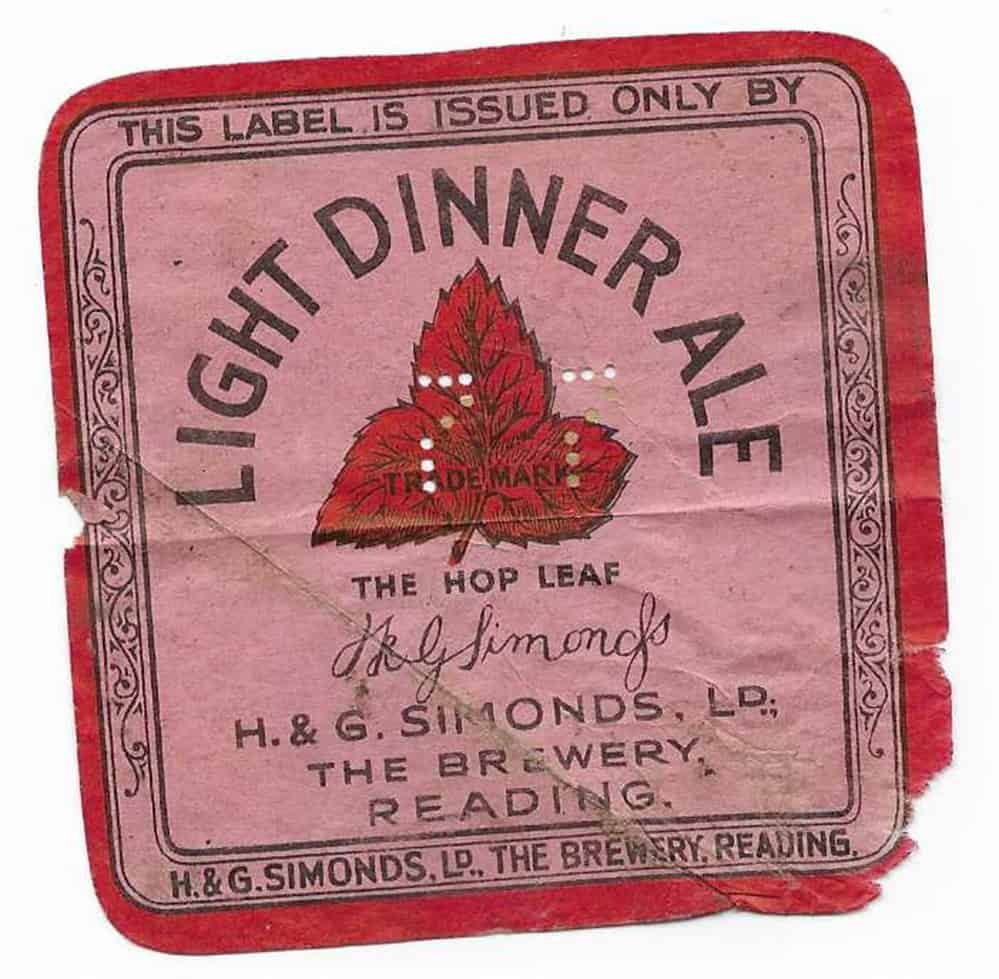 SELECTION OF 7 SIMONDS OF READING LABELS – SEE ALL PICS – British Beer ...
