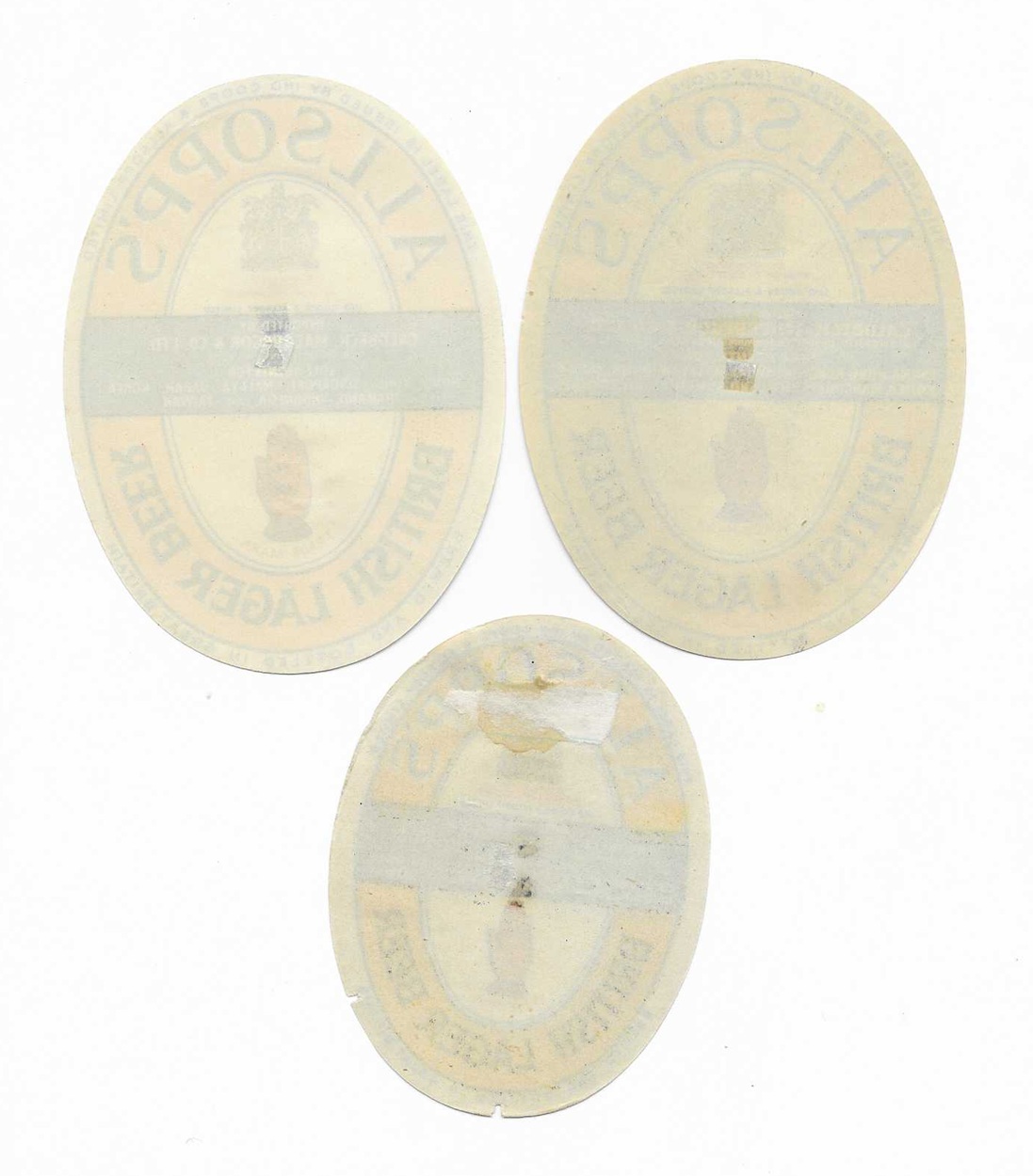 ALLSOPP’S YELLOW TRIO D – CALDBECK MACGREGOR – SEE BOTH PICS – British ...