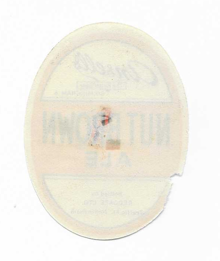 ANSELLS – REDGATE – POOR – 74mm TALL – SEE 2 PICS – British Beer Labels