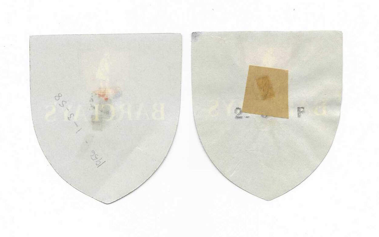 BARCLAY PERKINS – SHIELD SHAPED – 2 DIFFERENT GOLDEN HOP ALE – 70mm ...