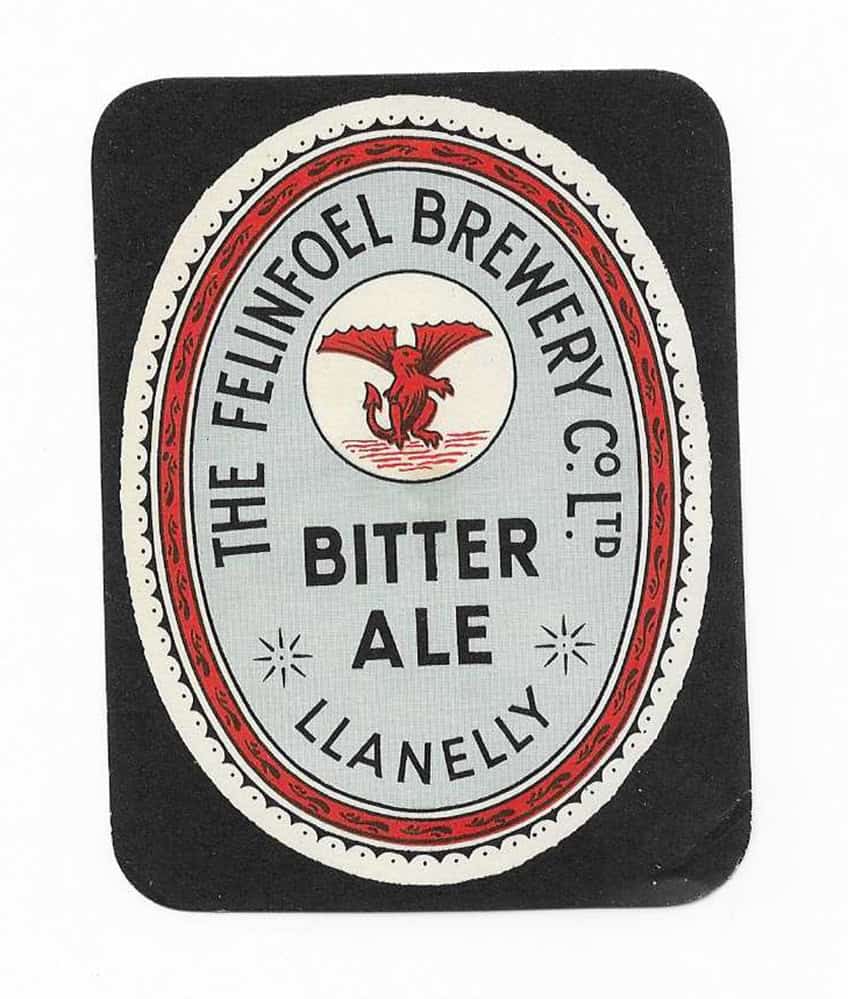 FELINFOEL – PRE CONTENTS BITTER ALE RECTANGLE – SEE 2 PICS – British ...