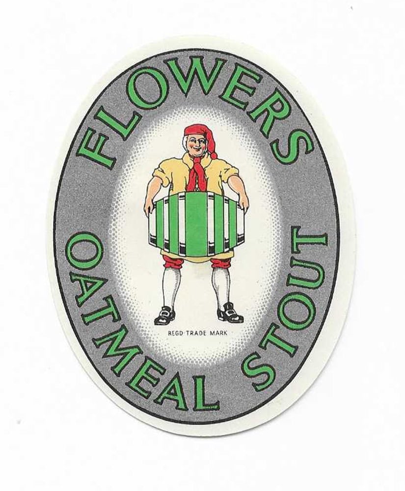 FLOWERS OATMEAL STOUT – SEE 2 PICS – British Beer Labels