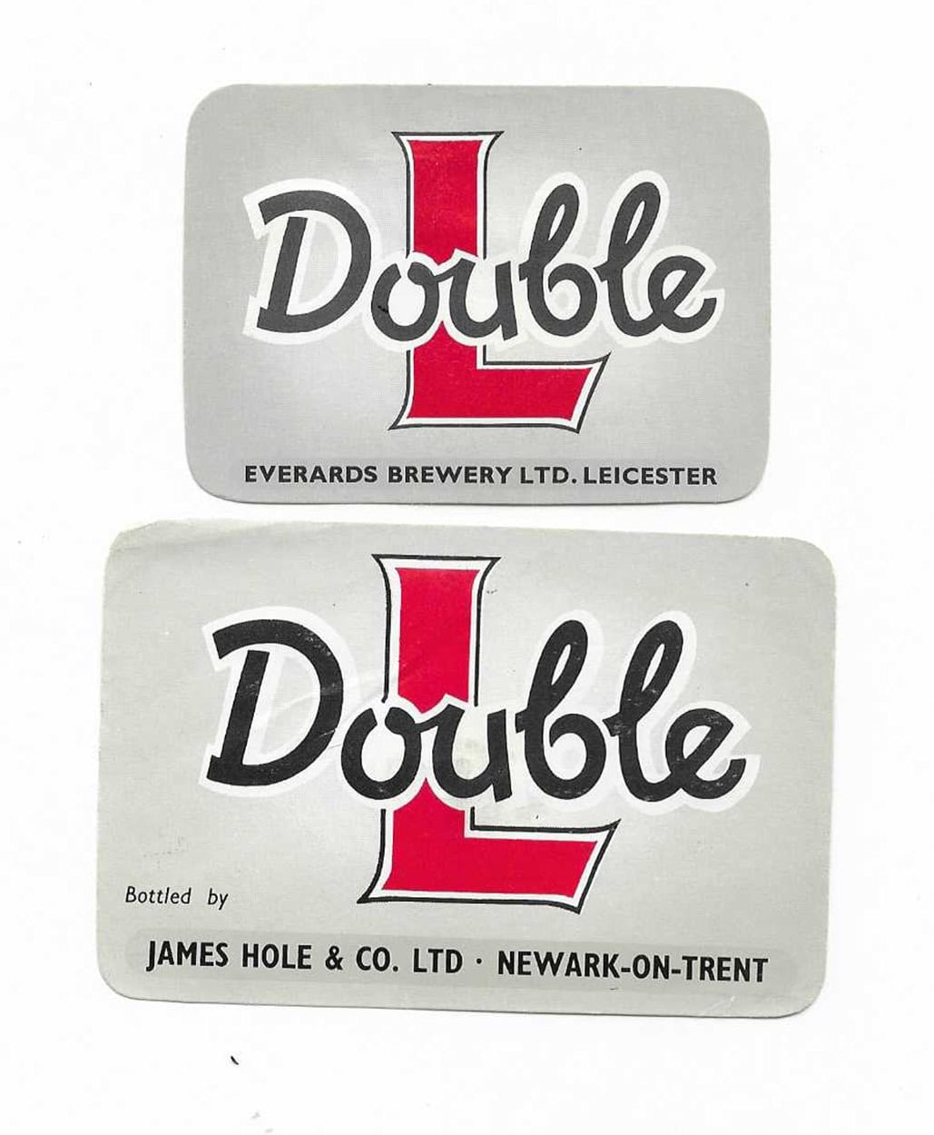 HOLE AND EVERARD – DOUBLE L – SEE 2 PICS – British Beer Labels