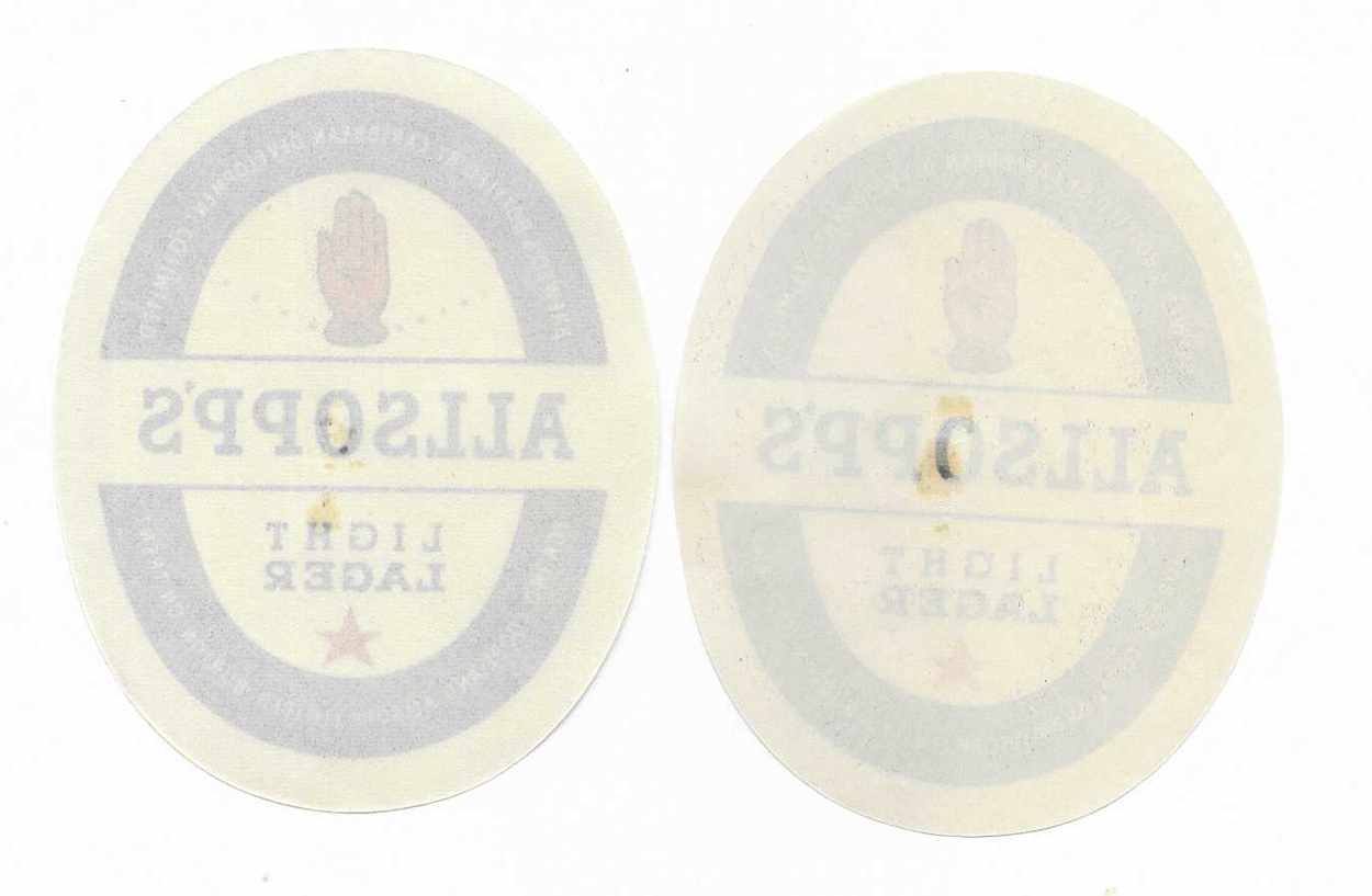 IND COOPE & ALLSOPP – CARIBB DEVELOPMENT CO LIMITED – LIGHT LAGER PAIR ...