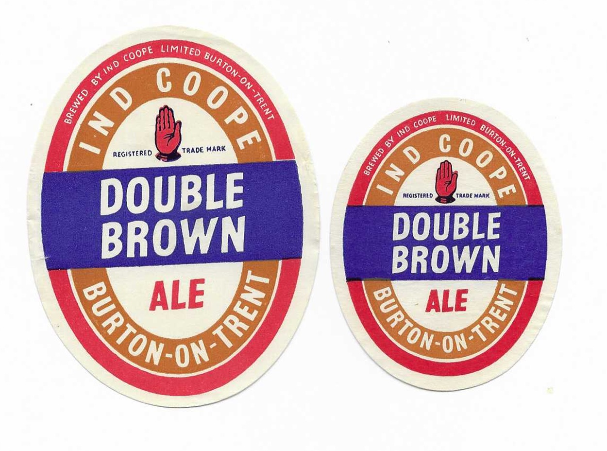 IND COOPE ( NO ALLSOPP ) – BURTON ON TRENT – DOUBLE BROWN PAIR – A ...