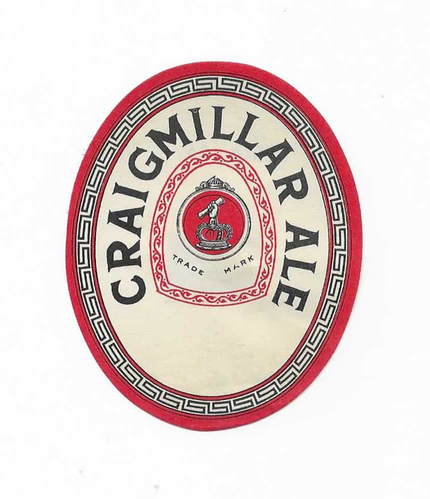 MURRAY OF EDINBURGH – CRAIGMILLAR ALE – PRE 1929 – 80mm TALL – SEE BOTH ...