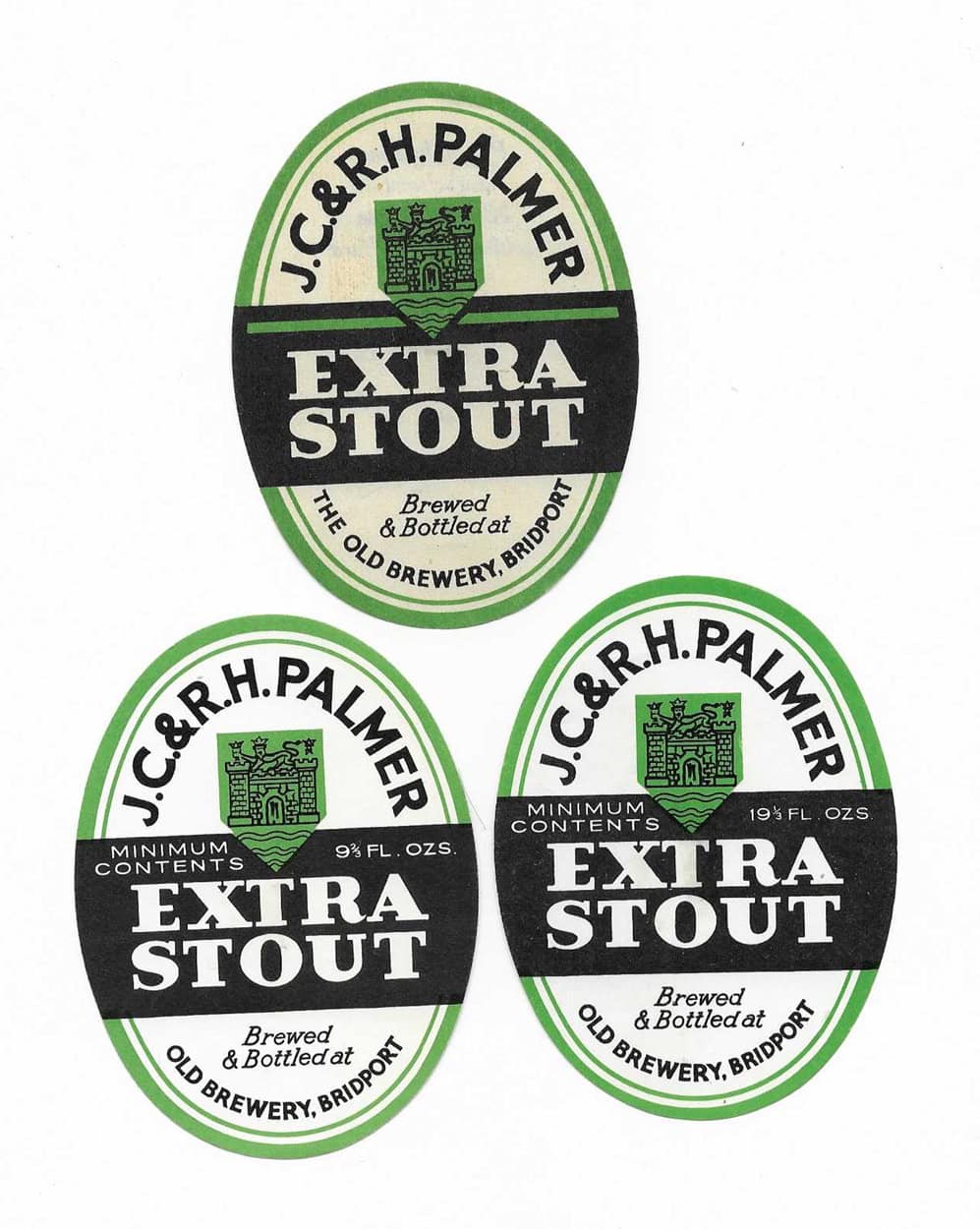 J.C & R.H. PALMER OF BRIDPORT – EXTRA STOUT 3 DIFFERENT – PRE , 9 2/3 ...
