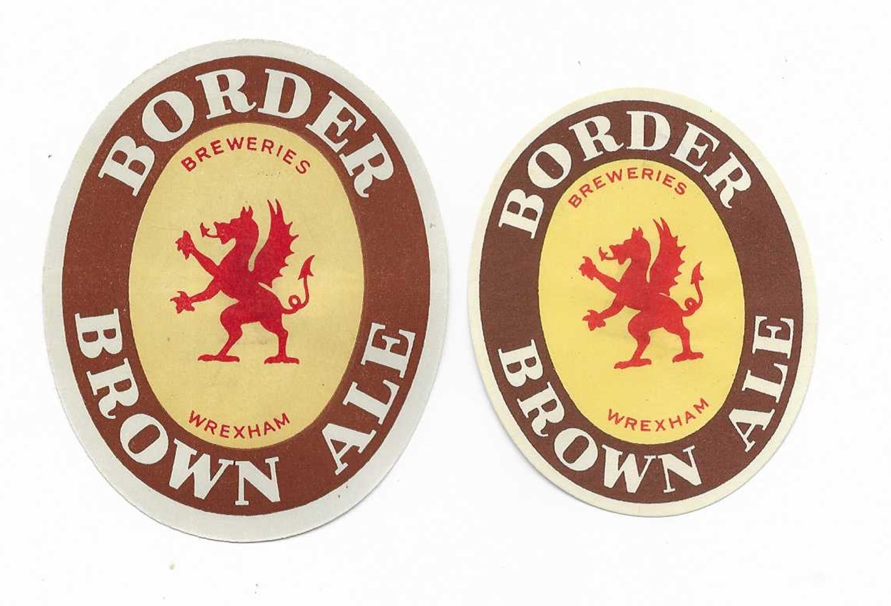BORDER BREWERIES – WREXHAM – 2 DIFFERENT BROWN ALE LABELS – SEE BOTH ...