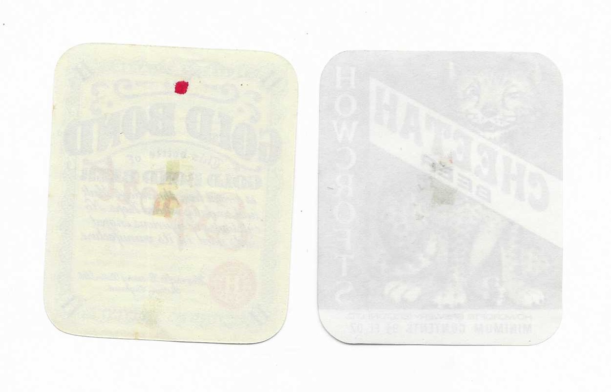 HOWCROFT OF BOLTON – CHEETAH & GOLD BOND – SEE BOTH PICS – British Beer ...