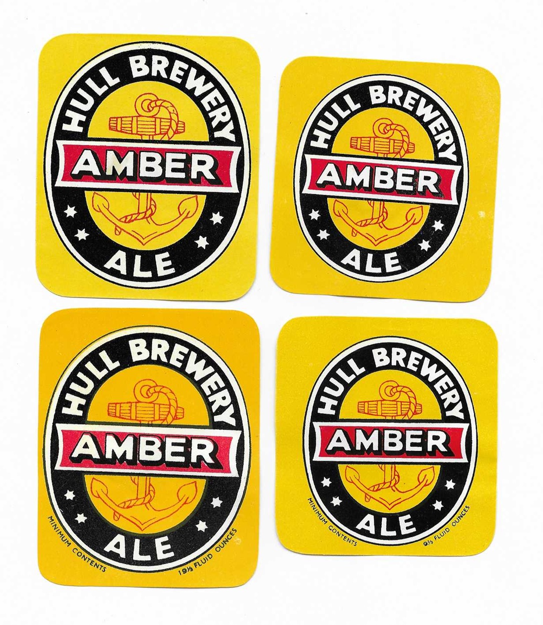 HULL BREWERY – 4 DIFFERENT – AMBER ALE – SEE BOTH PICS – British Beer ...