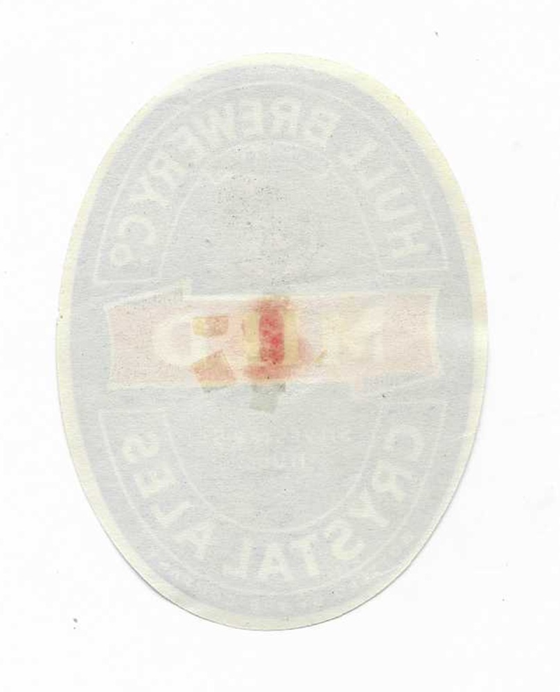 HULL BREWERY – MILD – OVAL PRE CONTENTS LABEL – SEE BOTH PICS – British ...