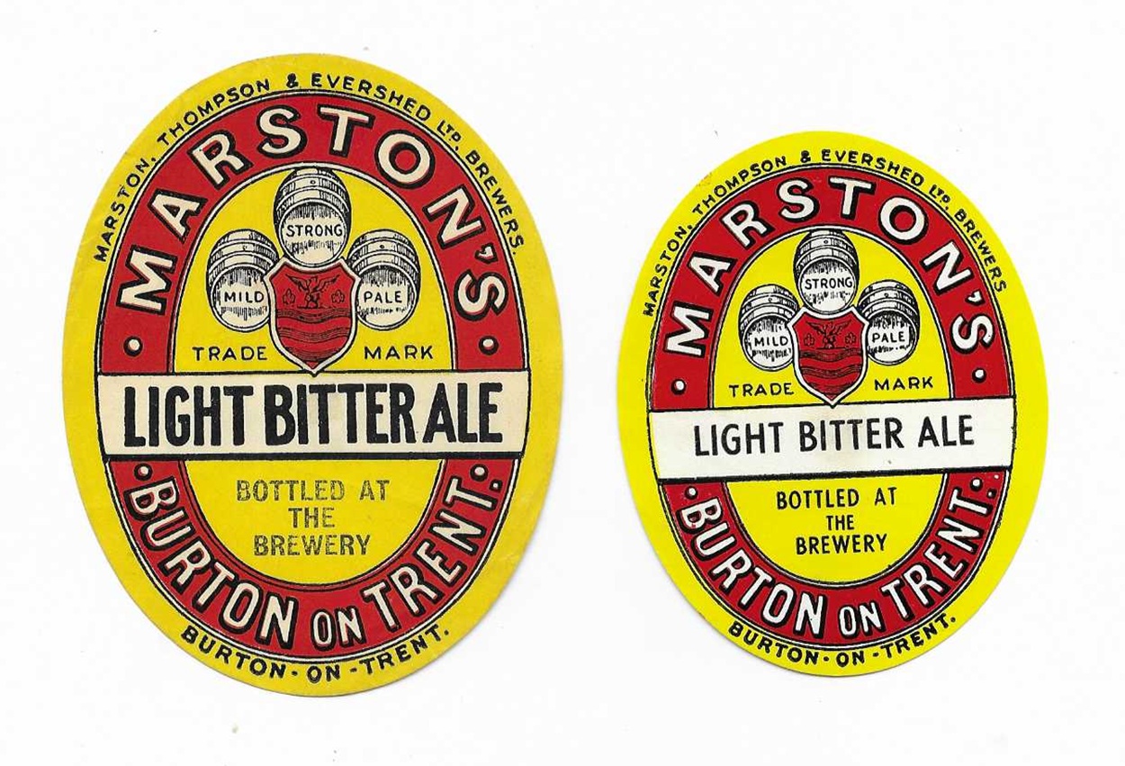 MARSTON THOMPSON EVERSHED – LIGHT BITTER ALE PAIR – SEE 2 PICS ...