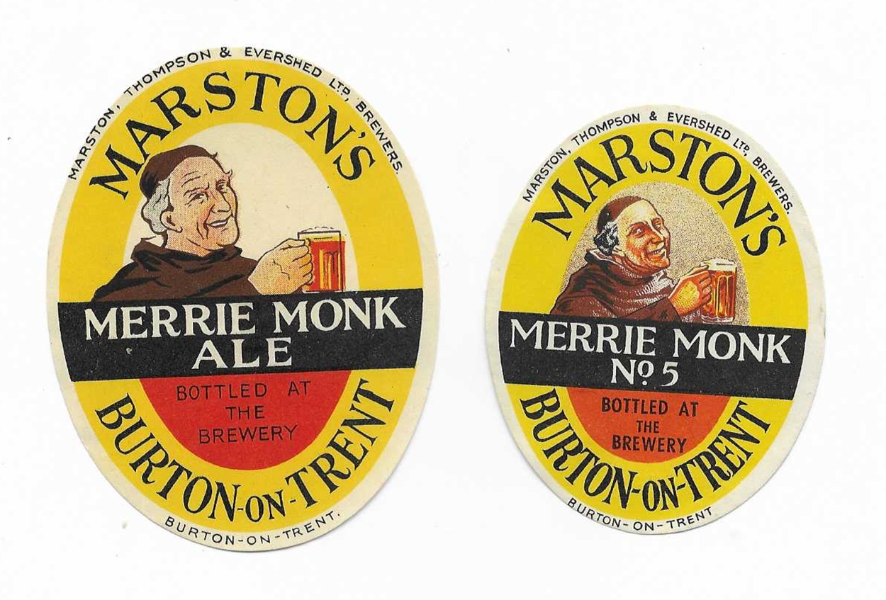 MARSTON THOMPSON EVERSHED – MERRIE MONK No.5 – BOTTLED AT THE BREWERY ...