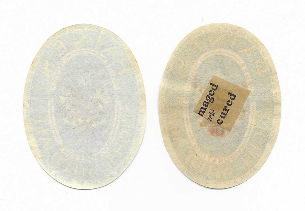 PAINE – 2 DIFFERENT LIGHT MILD ALE LABELS – BOTH APPROX. 68mm TALL ...