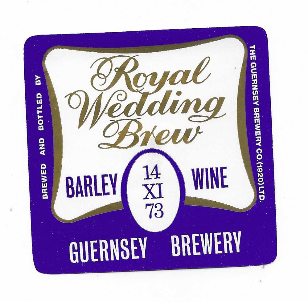GUERNSEY BREWERY – ROYAL WEDDING BREW – SEE BOTH PICS – British Beer Labels