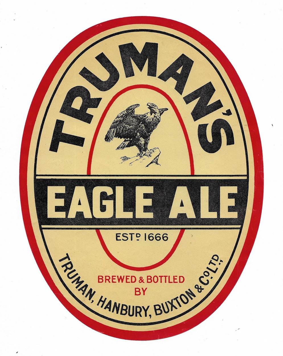 TRUMAN EAGLE ALE – HUGE SIZE – 218mm TALL – ALMOST MINT – British Beer ...