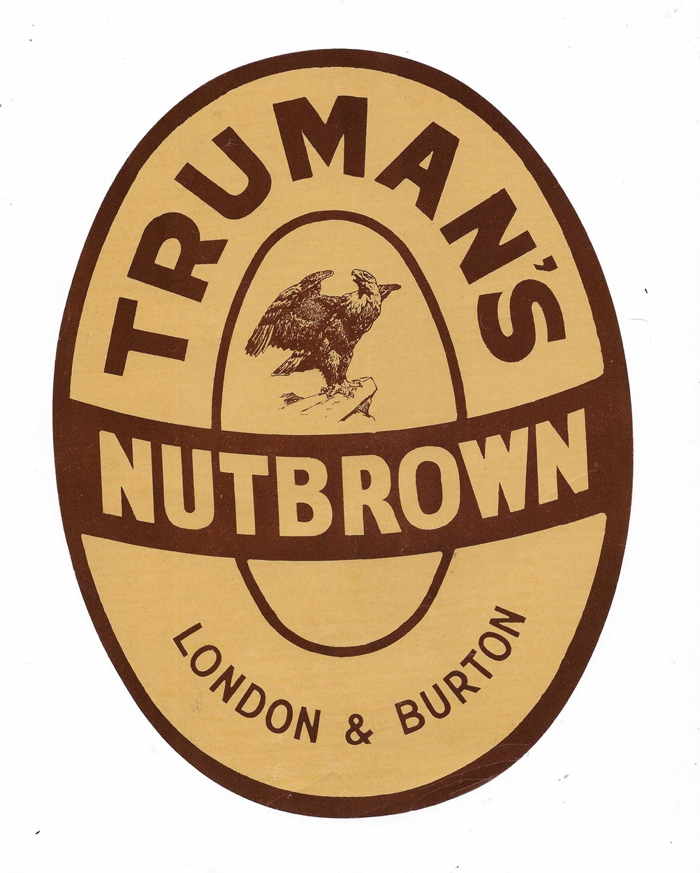 TRUMAN NUT BROWN – HUGE SIZE – 218mm TALL – ALMOST MINT – British Beer ...