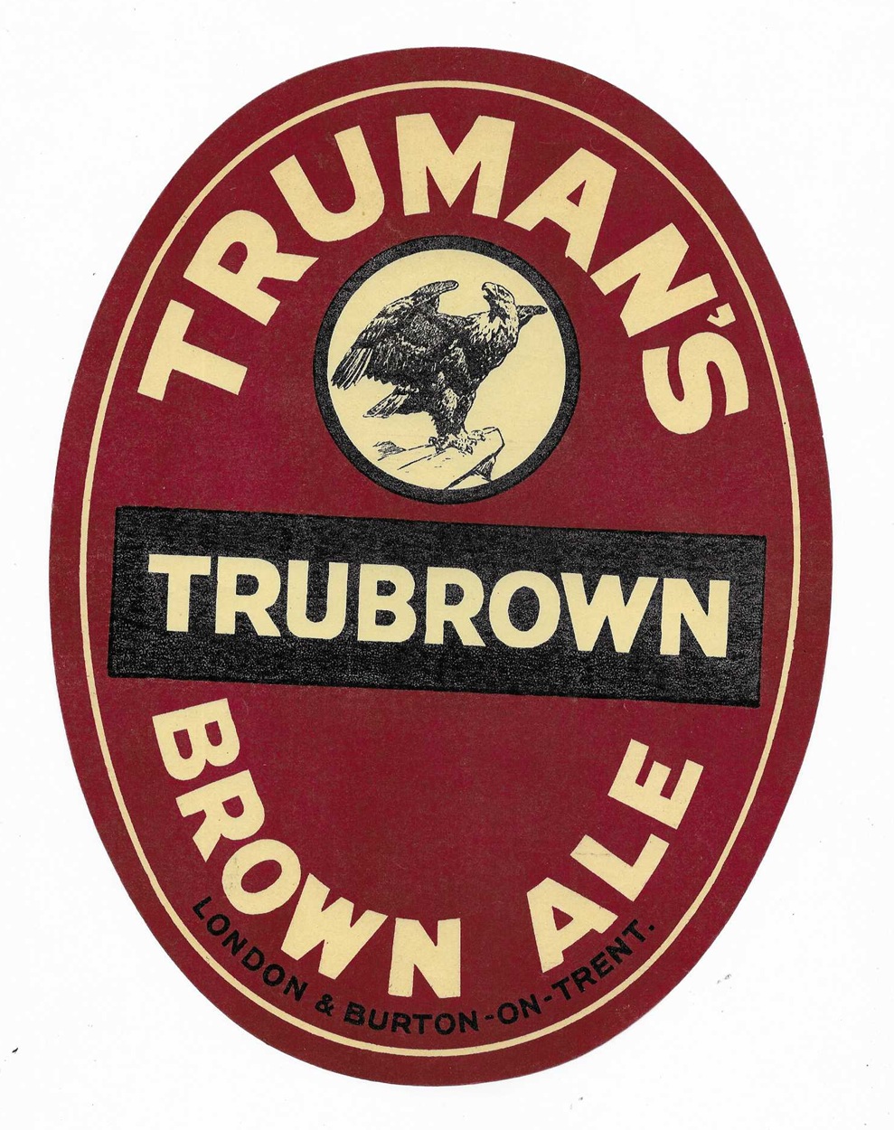 TRUMAN TRUBROWN – HUGE SIZE – 218mm TALL – ALMOST MINT – British Beer ...