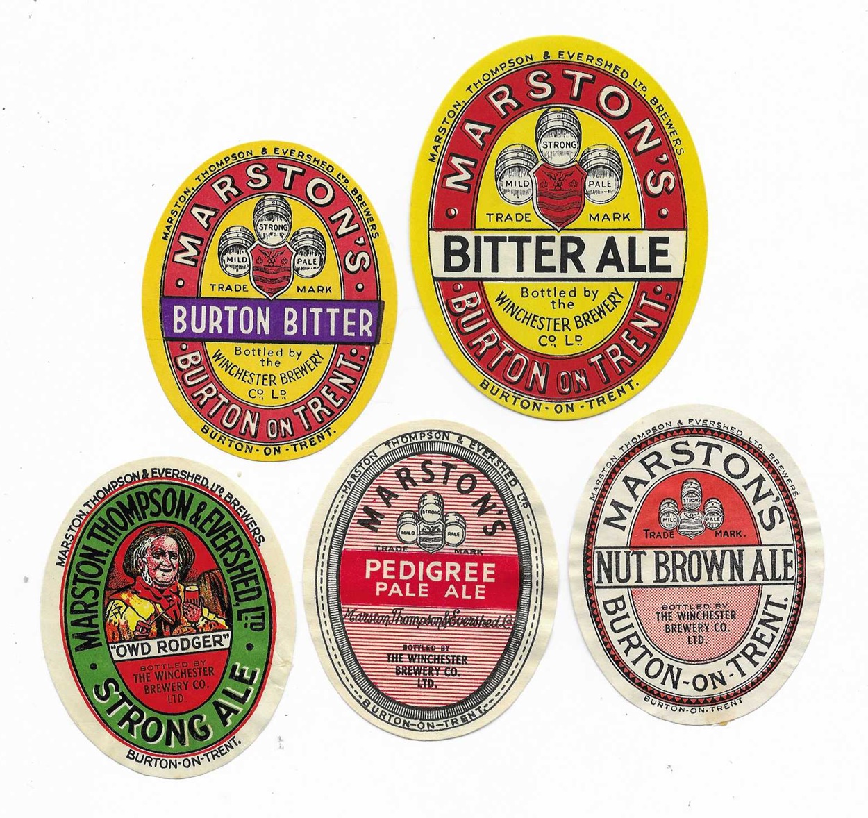 MARSTON THOMPSON & EVERSHED – BURTON ON TRENT – 5 WINCHESTER BREWERY ...