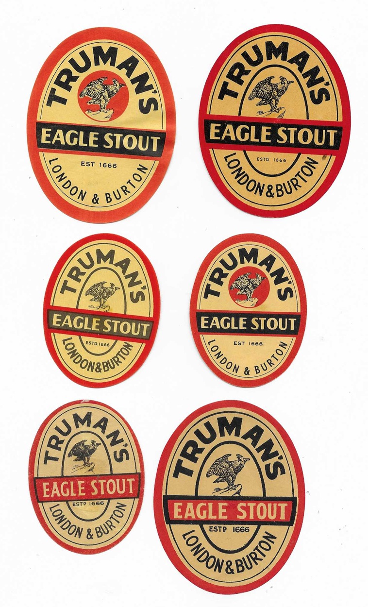 TRUMAN – EAGLE ALE – 6 DIFFERENT PRE CONTENTS – SEE BOTH PICS – British ...